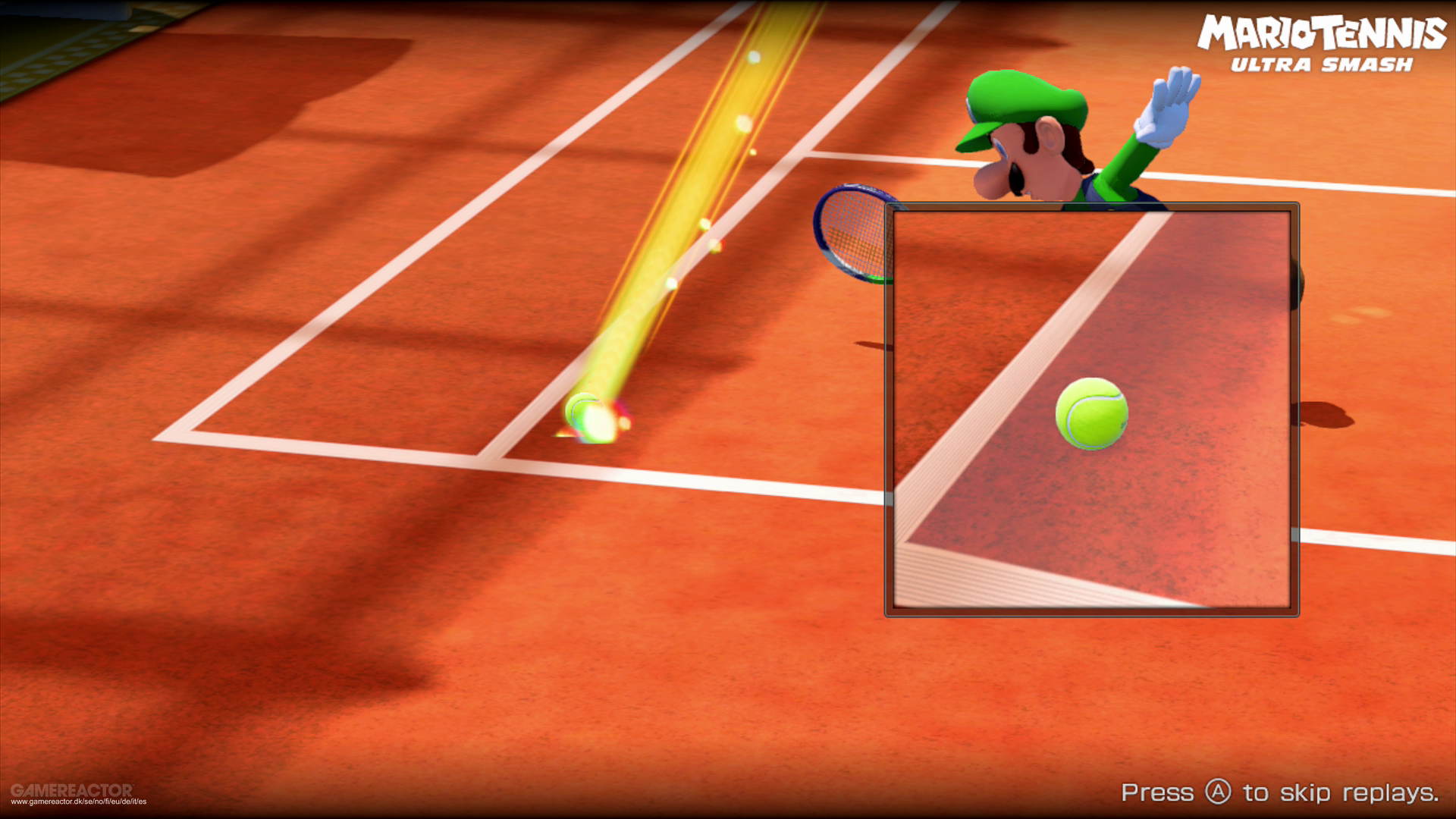 Mario Tennis Ultra Smash - launch gameplay and screens