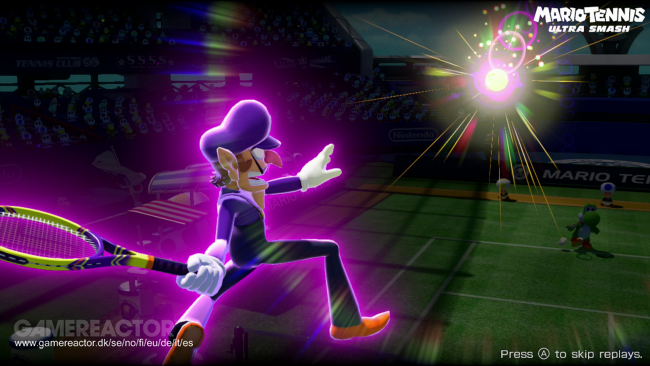 Mario Tennis Ultra Smash - launch gameplay and screens