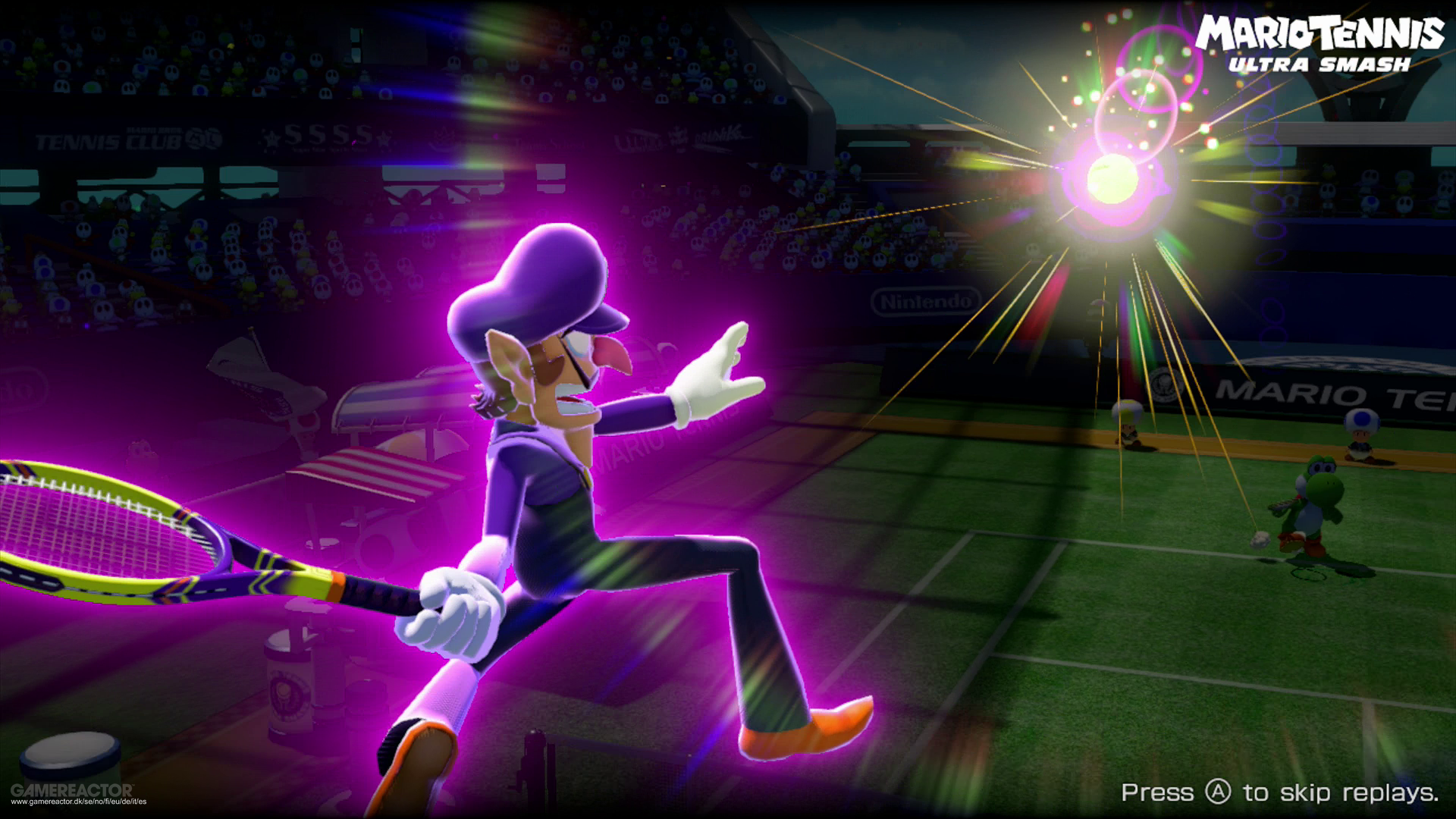 Mario Tennis Ultra Smash - launch gameplay and screens