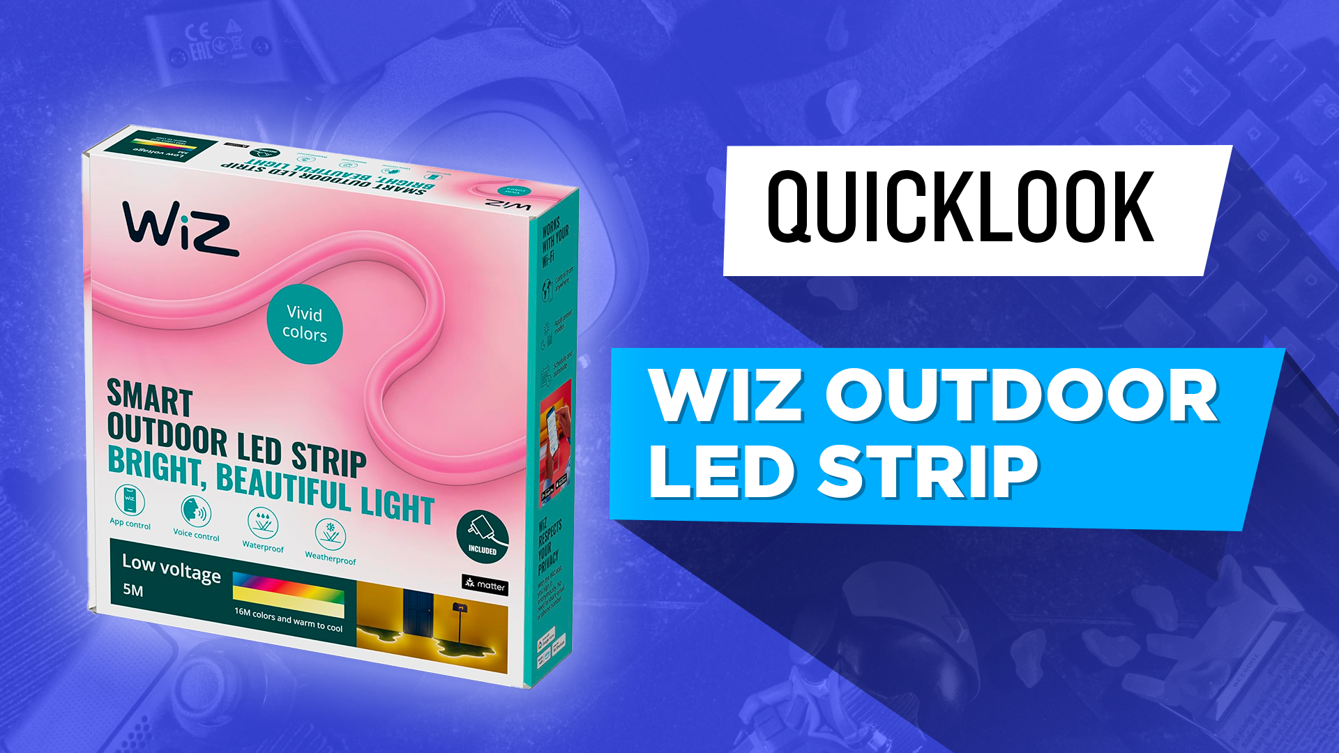 Upgrade your outdoor ambience with Wiz Connected's Outdoor Light Strip ...