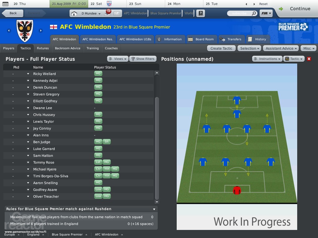 Football Manager 2010 - Gamereactor UK
