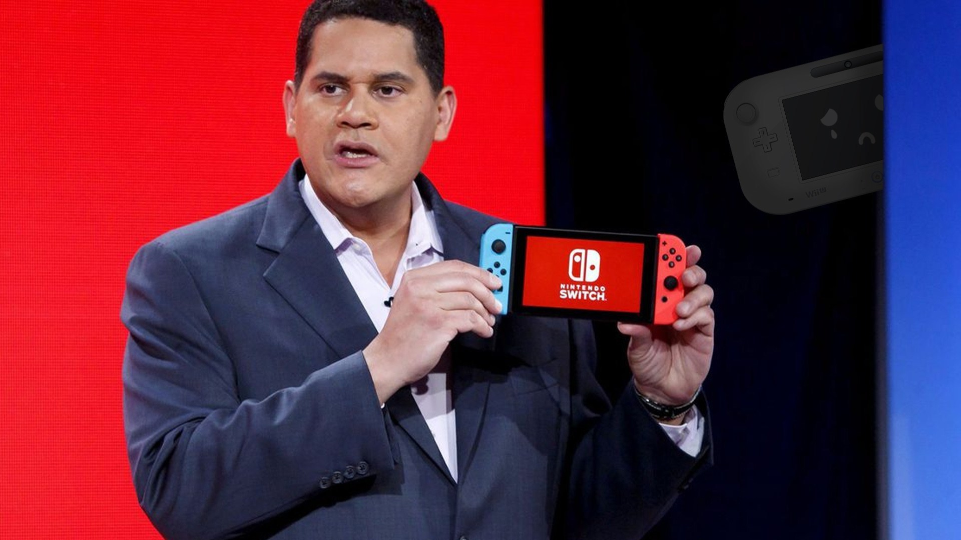 Nintendo Reggie Shrug
