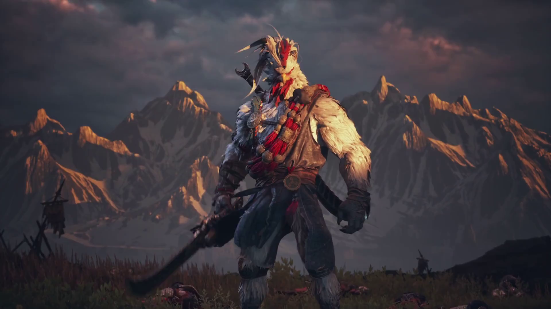A buff chicken tears through a battlefield in Krafton's fantasy new ...