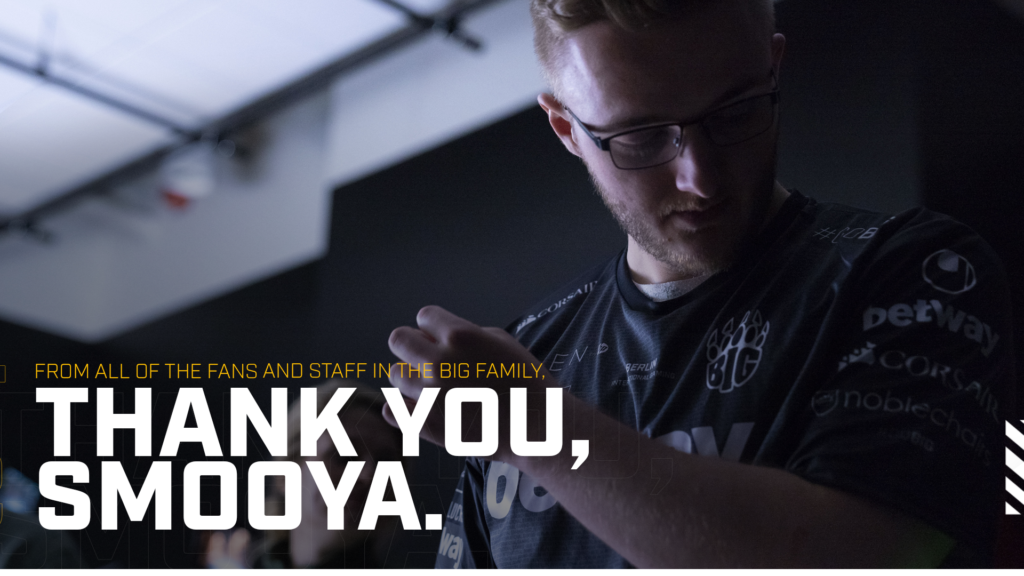 Smooya officially parts ways with BIG's CS:GO team - Counter-Strike ...