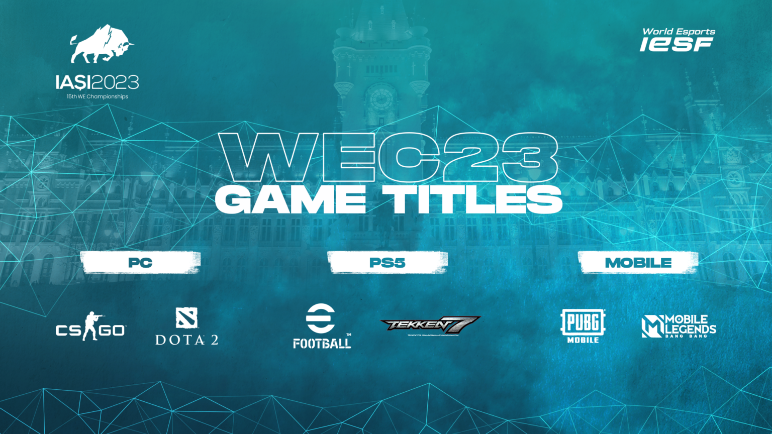 The International Esports Federation has announced the 2023 World ...