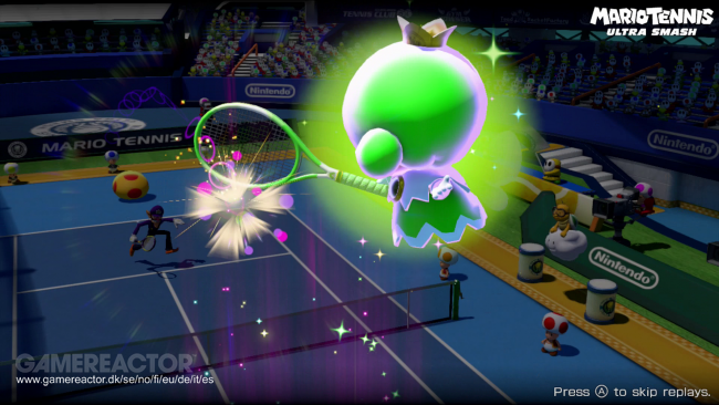 Mario Tennis Ultra Smash - launch gameplay and screens