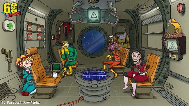 Robot Gentleman lets you survive in space in 60 Parsecs!