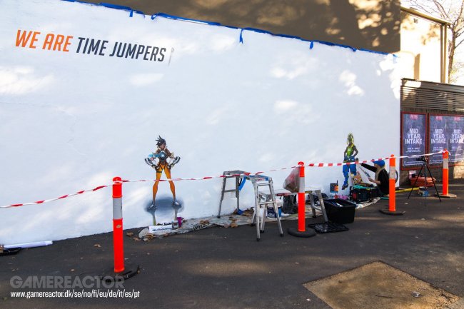 Work-in-progress Overwatch mural in Sydney looks great
