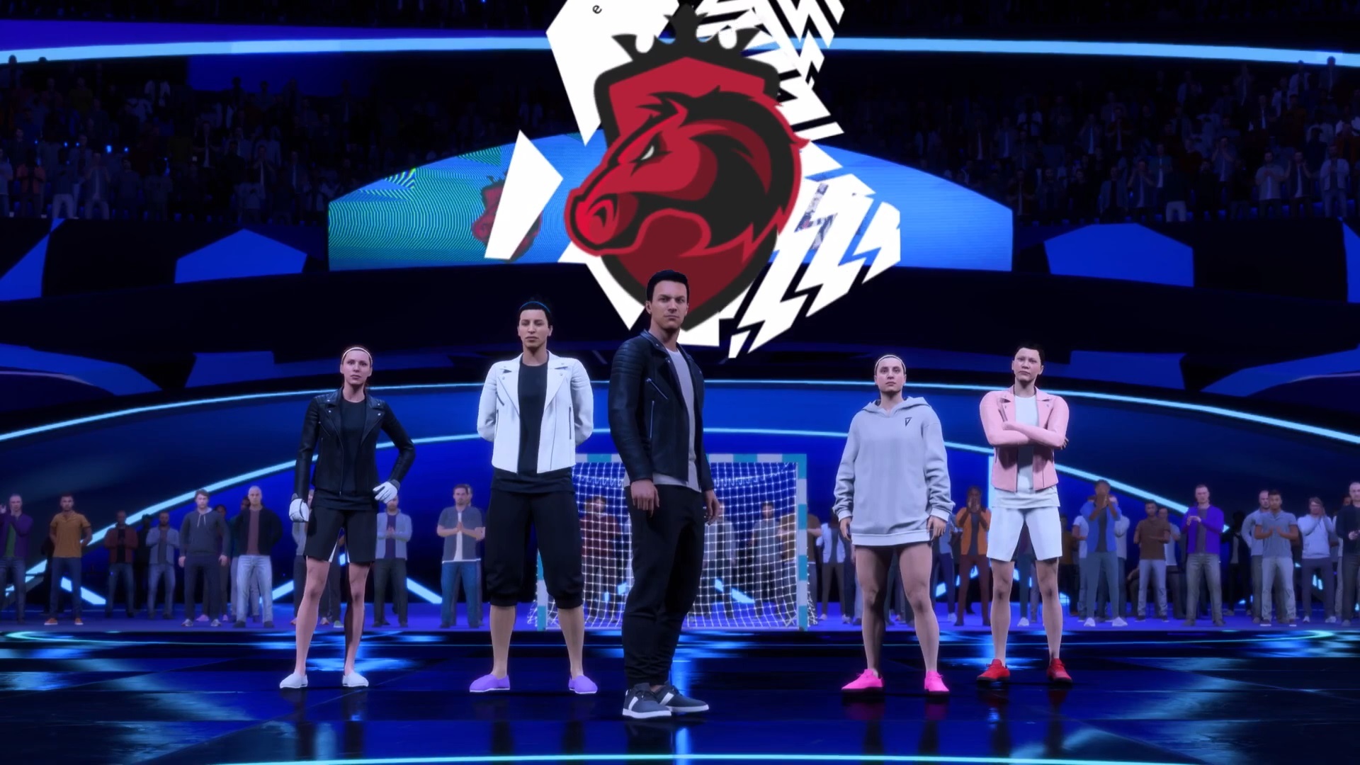 We played a 5v5 match in FIFA 22 Volta