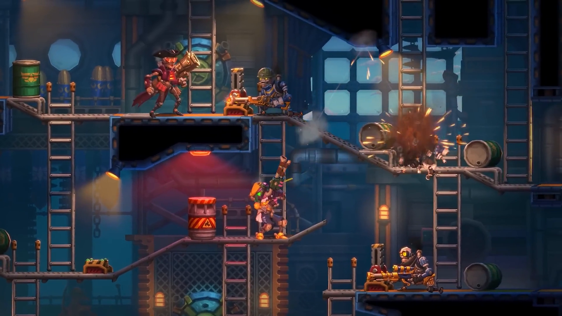 Check out new gameplay from Steamworld Heist II