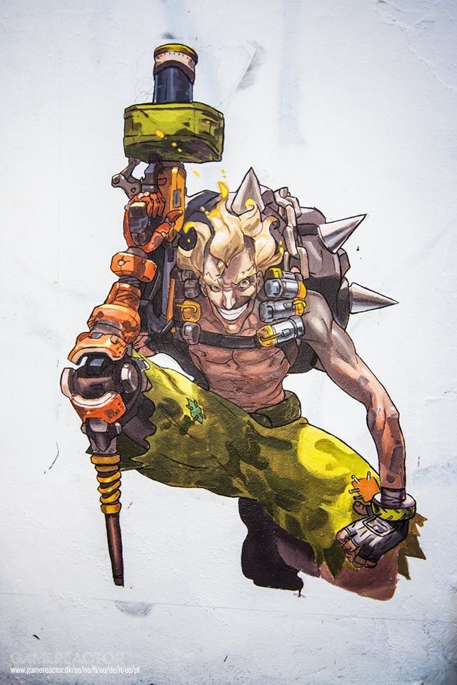 Work-in-progress Overwatch mural in Sydney looks great