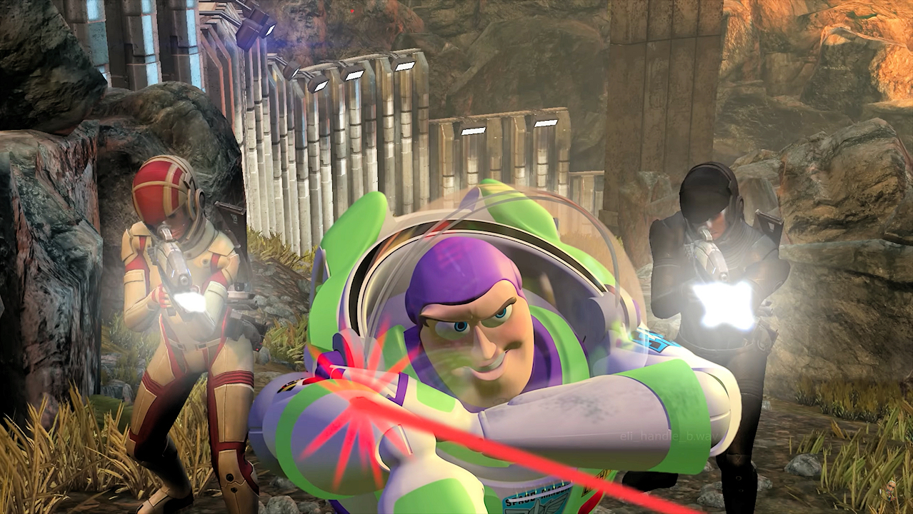 Watch Buzz Lightyear wreak havoc in Mass Effect - Mass Effect Trilogy ...