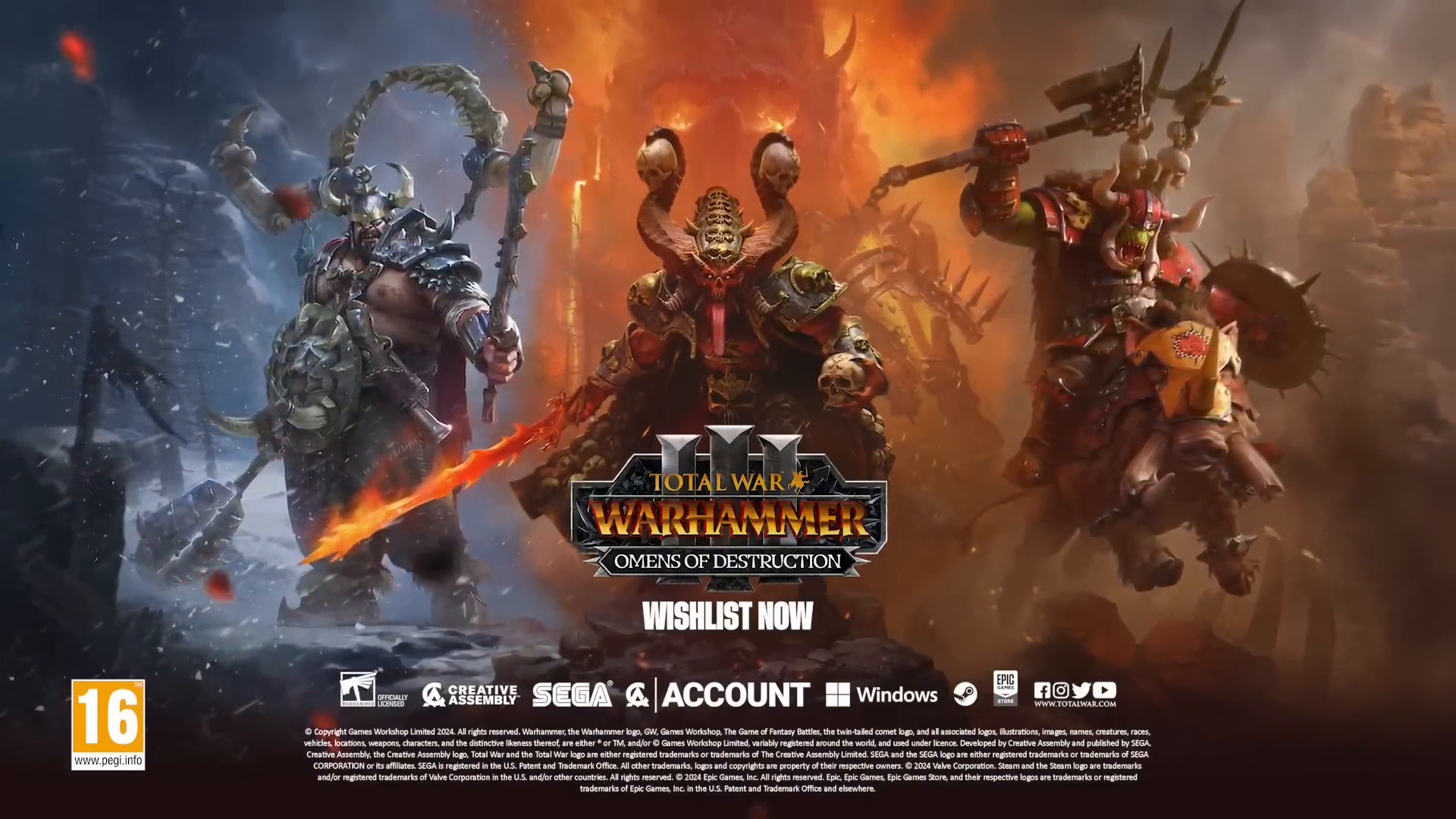 Total War: Warhammer III's Omens of Destruction DLC arrives on the 12th of December