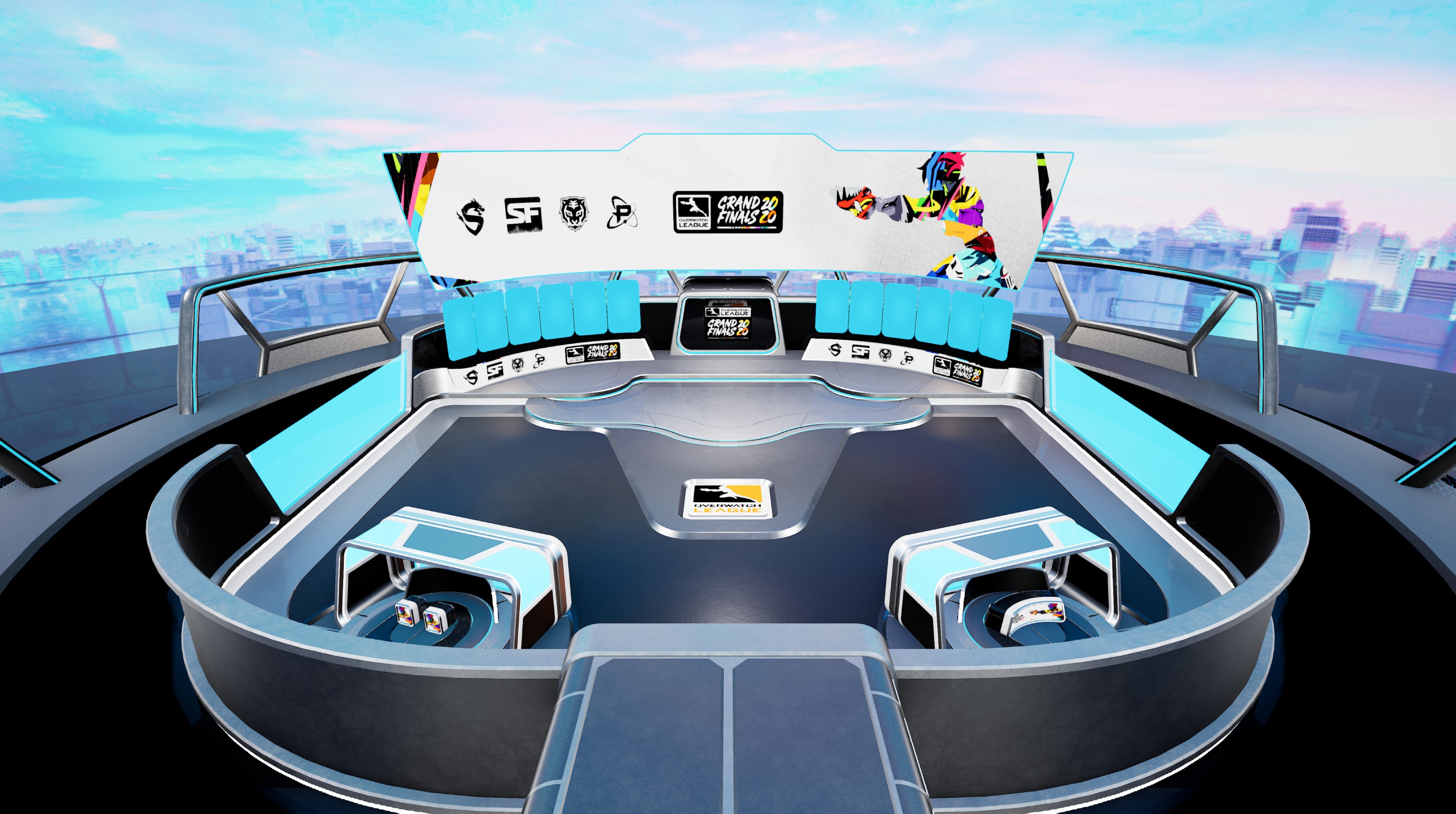 Overwatch League using digital stage for Grand Finals