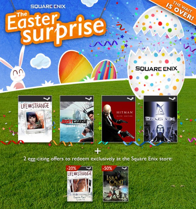 Square Enix Easter Surprise titles revealed - - Gamereactor