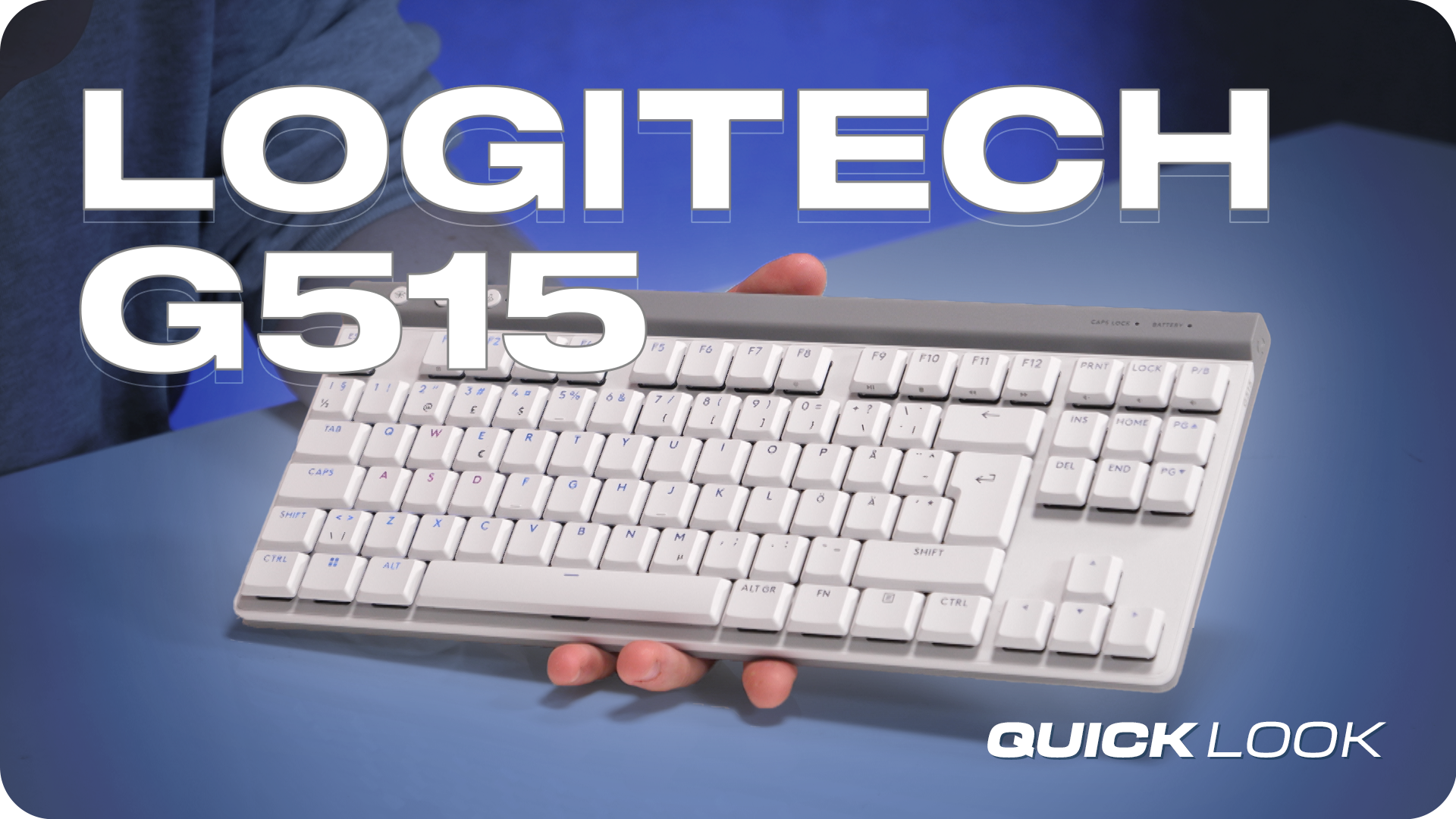 The Logitech G515 TKL offers the same G515 quality in a smaller form ...