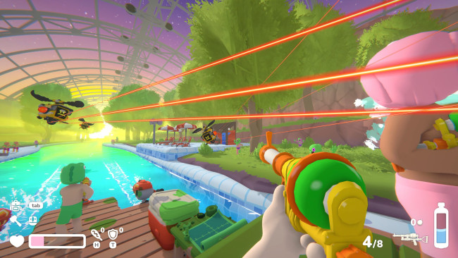 Lazy River is a co-op FPS set in an unregulated cosmic waterpark