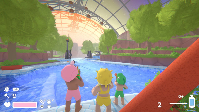 Lazy River is a co-op FPS set in an unregulated cosmic waterpark