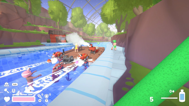 Lazy River is a co-op FPS set in an unregulated cosmic waterpark
