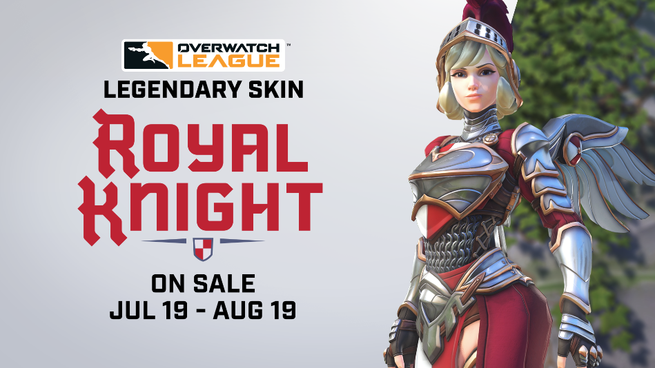 Royal Knight Mercy skin unveiled to commemorate Overwatch League ...