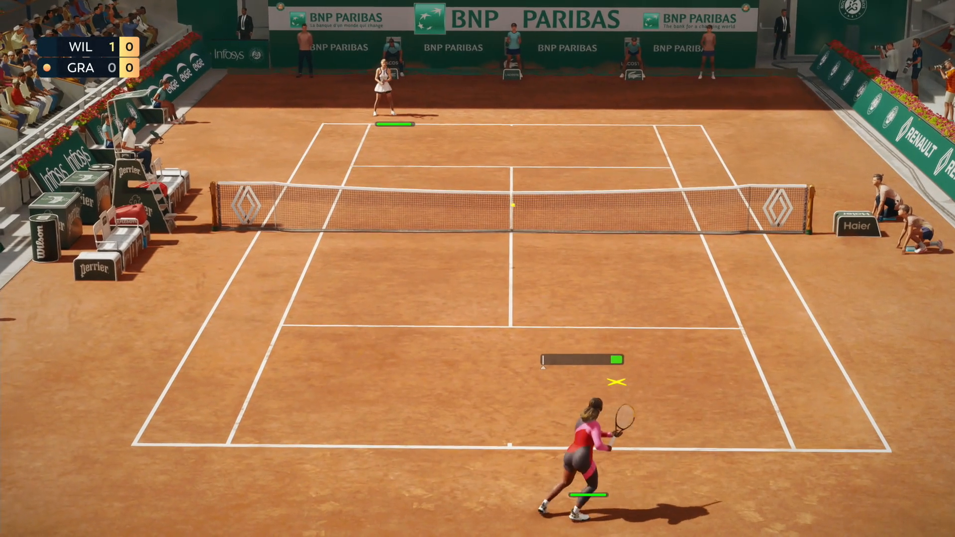 Serena Williams takes on Steffi Graf in our early Top Spin 2K25 gameplay