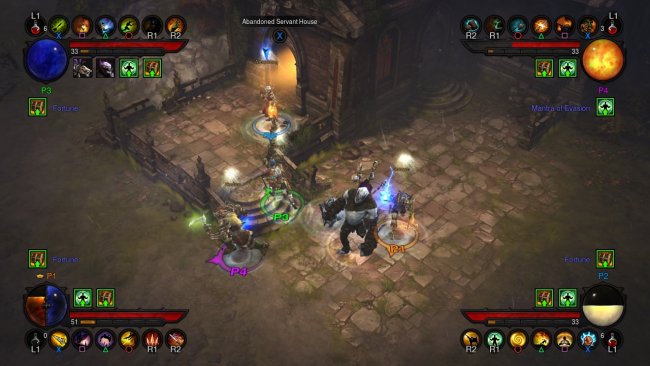 Diablo III current-gen multiplayer screens