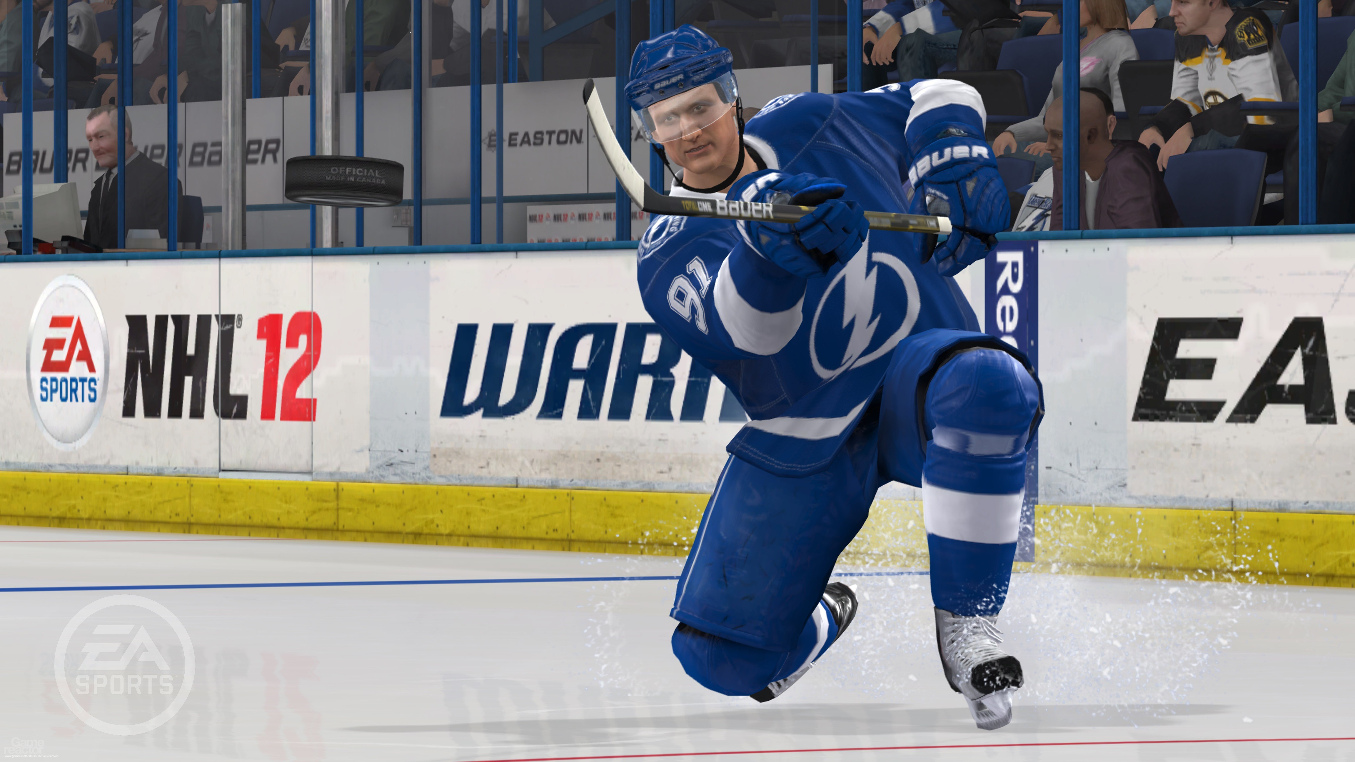 New NHL 12 screens skate in