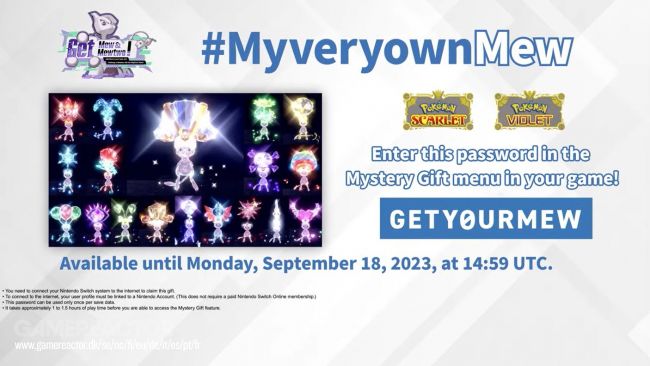 Official: Confirmed Mewtwo Tera-Raid Battle and Mew as a Mystery Gift ...