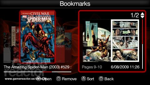 Stills of comics app for PSP - - Gamereactor