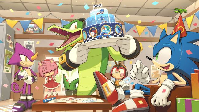 Sonic the Hedgehog celebrated his 34th anniversary with birthday art ...