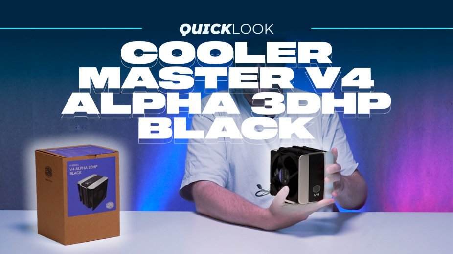 Cooler Master V4 Alpha 3DHP Black (Quick Look) - Advanced Cooling