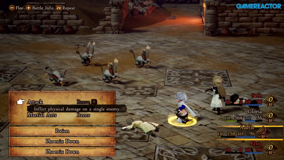 Bravely Default Gameplay