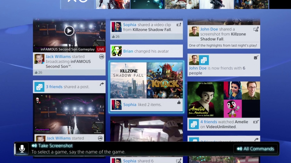 PlayStation 4 - Voice commands for PS4