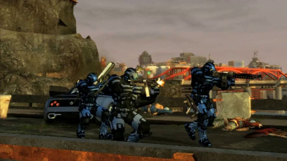 Fun with friends in Crackdown 2