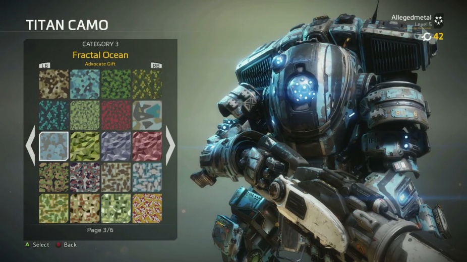 Titanfall Titan Customization